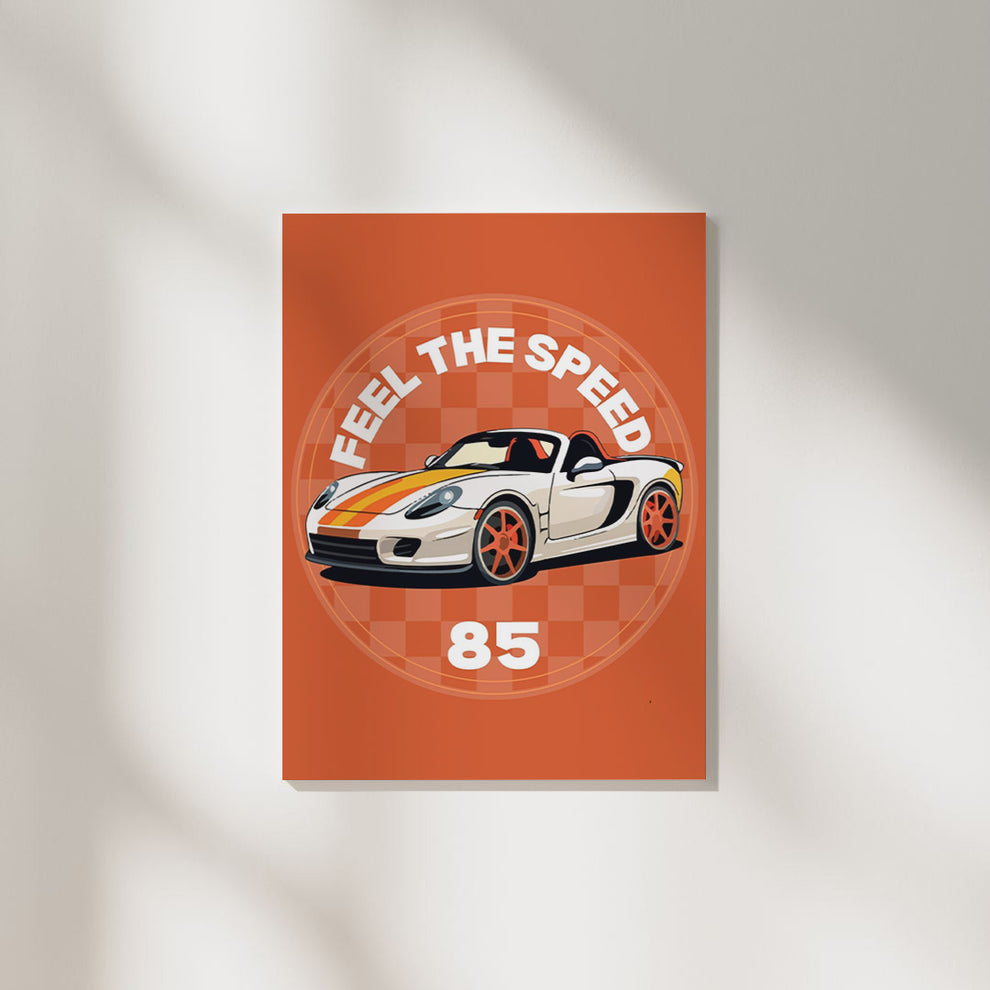 Feel The Speed | Car Poster – The Artflex