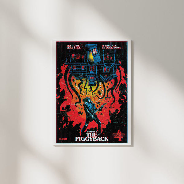 The Piggyback Stranger Things | TV Show Poster – The Artflex