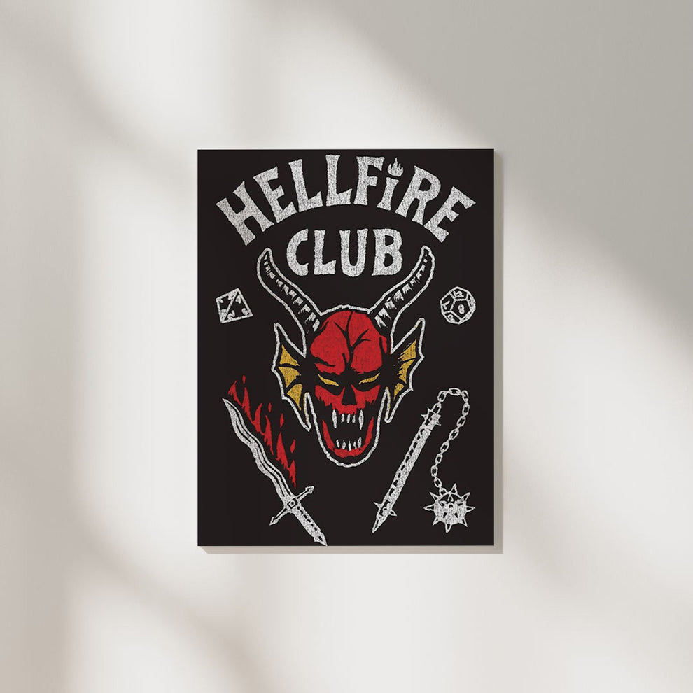 Hellfire Club Stranger Things | TV Show Poster – The Artflex