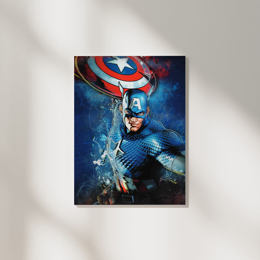 Captain America | Marvel DC Poster – The Artflex