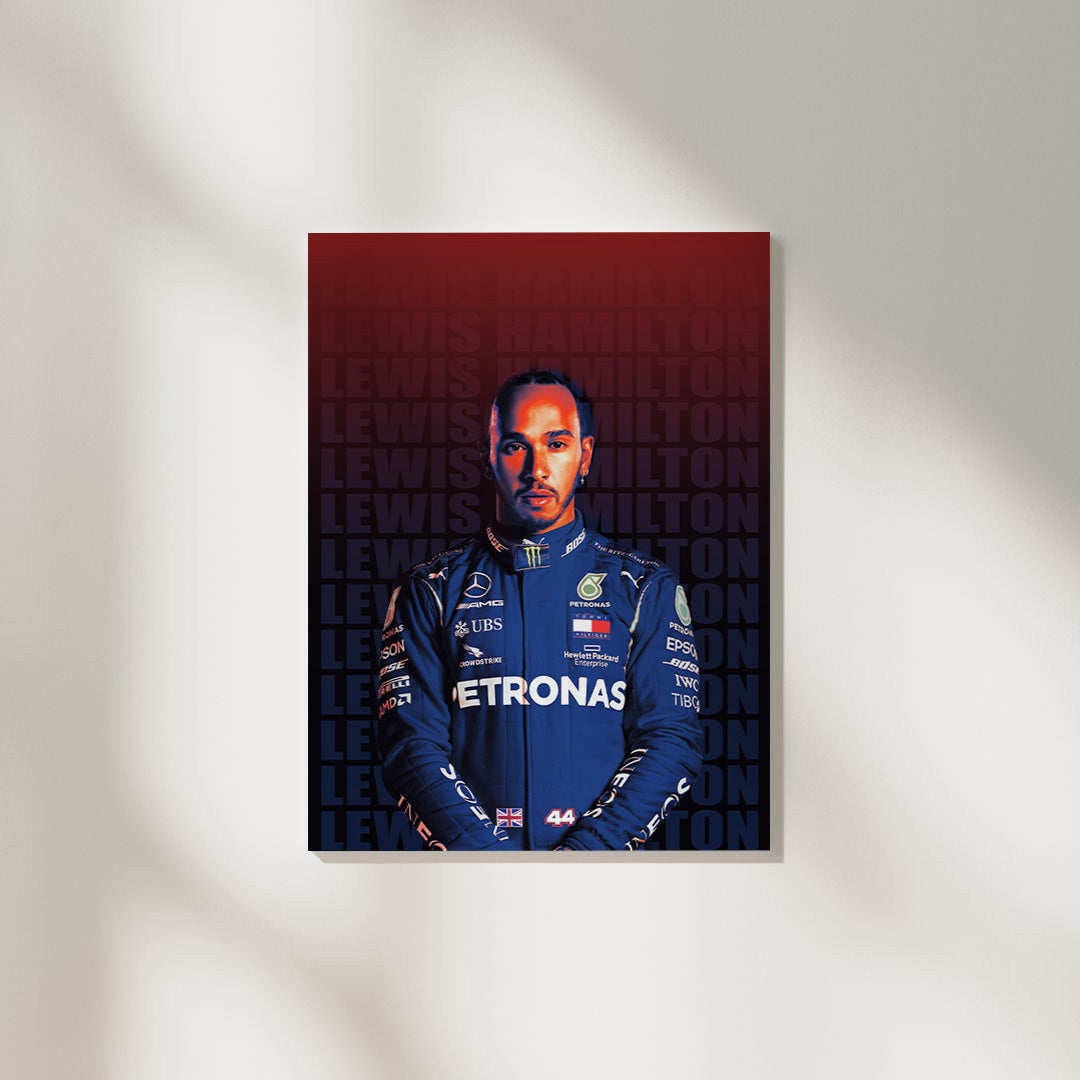 Lewis Hamilton Mercedes | F1 Poster – The Artflex