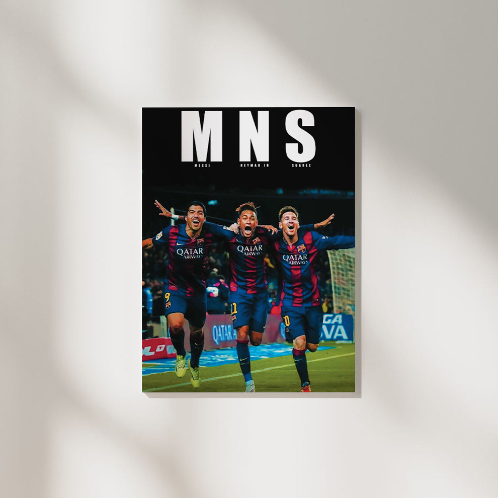 MNS Barcelona - Football Poster – The Artflex