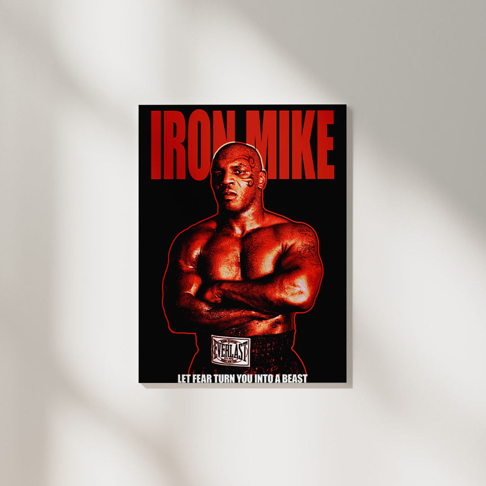 Mike Tyson Iron Mike | Boxing Poster – The Artflex