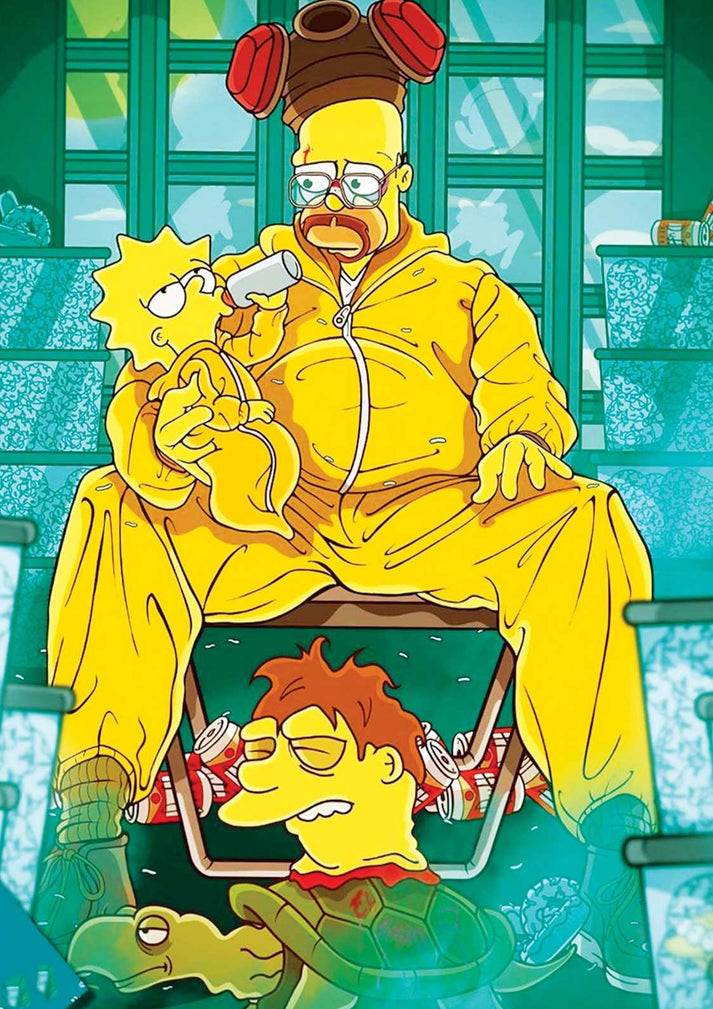 Simpsons Breaking Bad | TV Show Poster – The Artflex