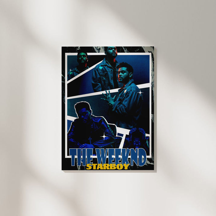 The Weeknd Starboy | Music Poster – The Artflex