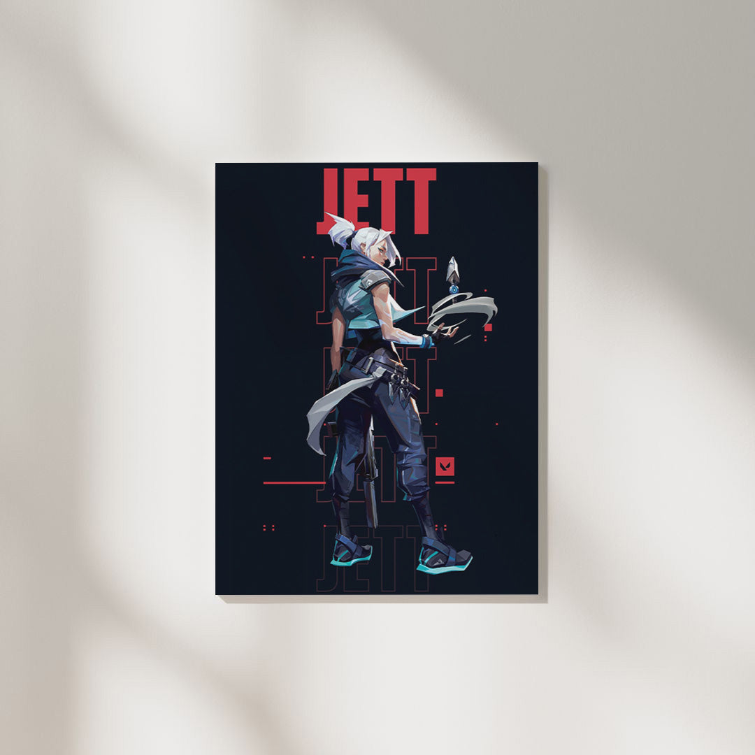 Valorant Jett OG | Gaming Poster – The Artflex